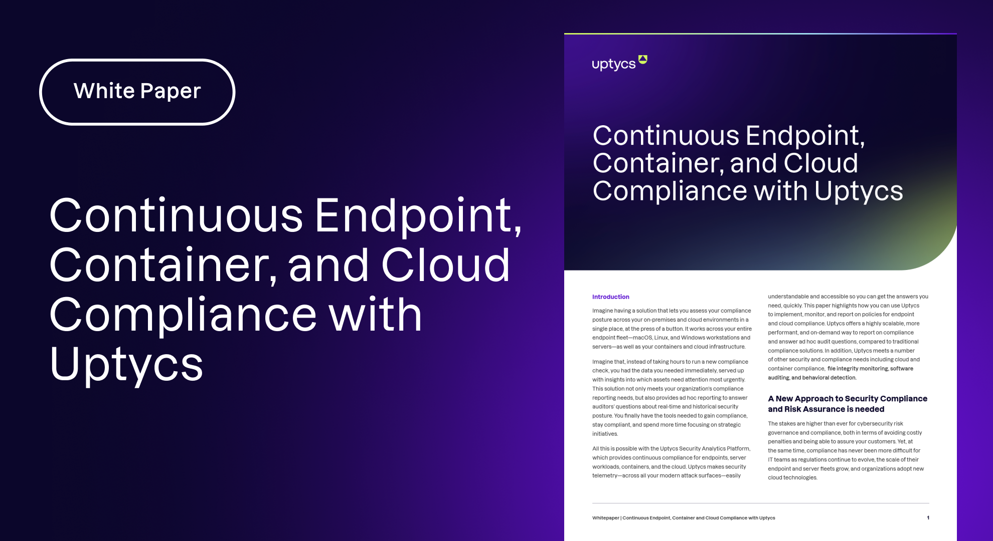 Continuous Endpoint, Cloud & Container Compliance with Uptycs